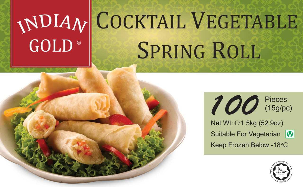 COCKTAIL VEGETABLE SPRING ROLL – Yuvi Foods