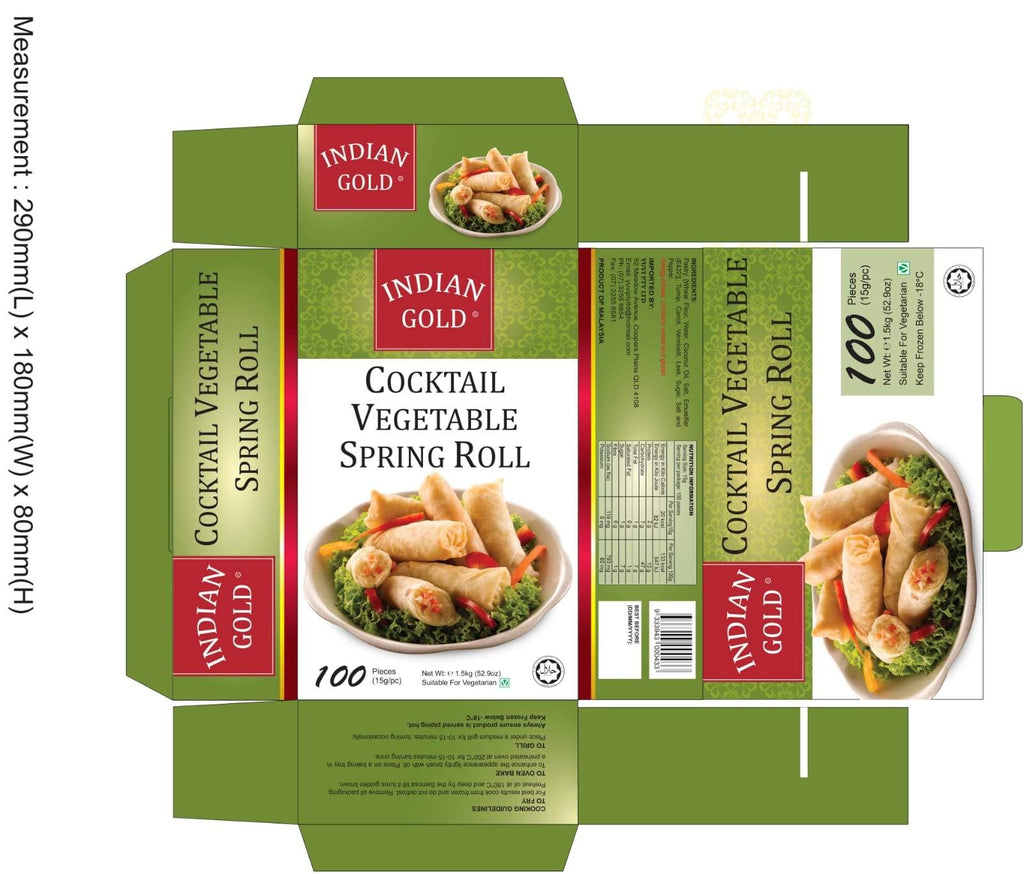 COCKTAIL VEGETABLE SPRING ROLL – Yuvi Foods